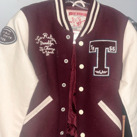 True Religion | Jackets & Coats | True Religion Varsity Jacket | Poshmark